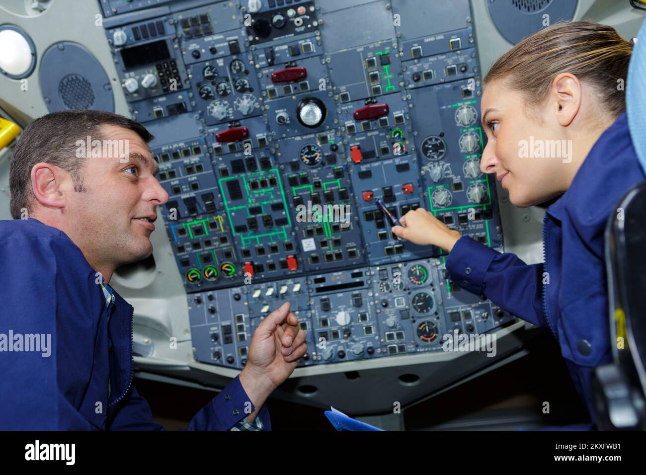 back view from the inside of the plane Stock Photo - Alamy