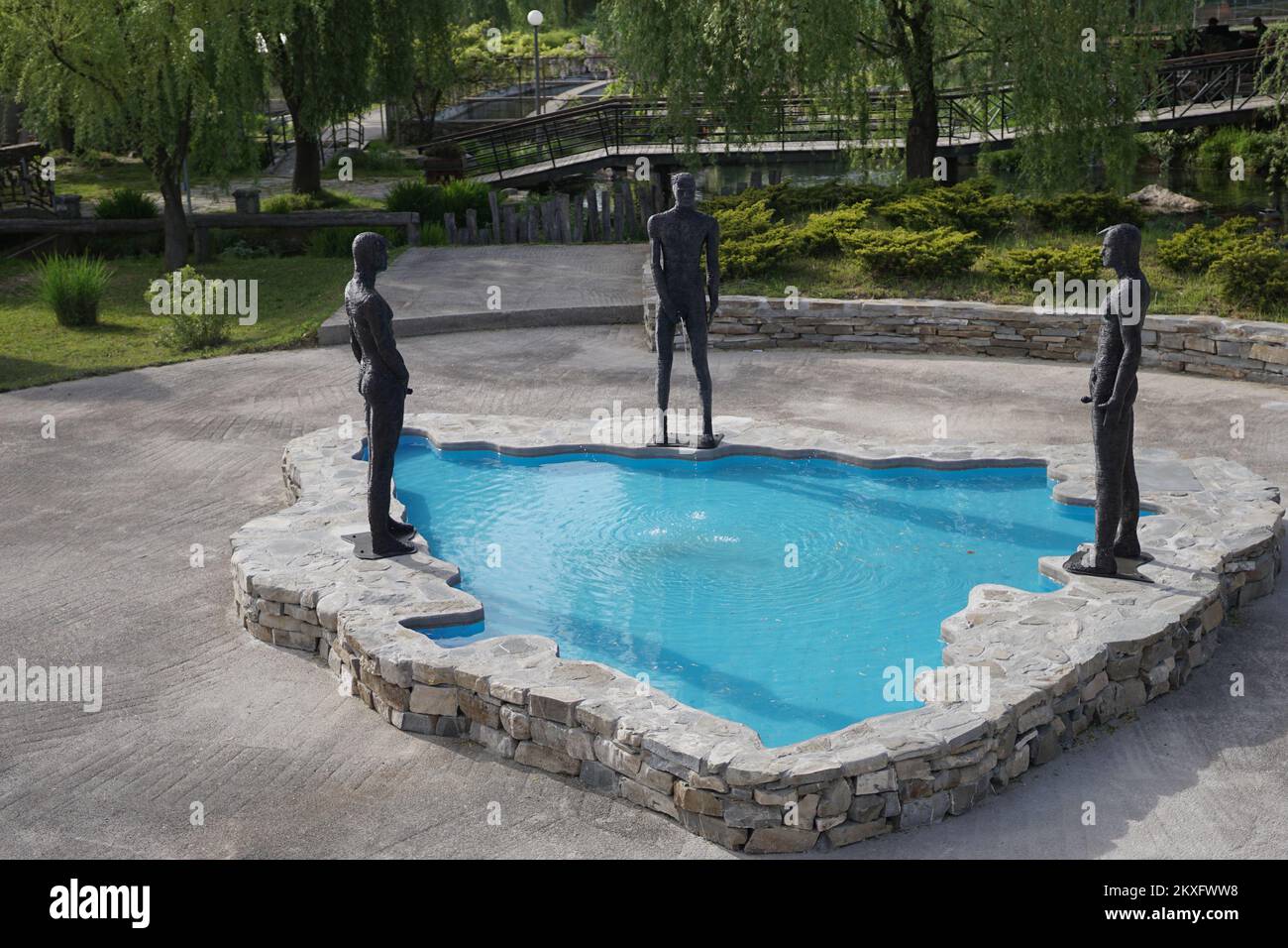 15.05.2020., Cardaci, Vitez, Bosnia and Herzegovina - A sculptural work ...