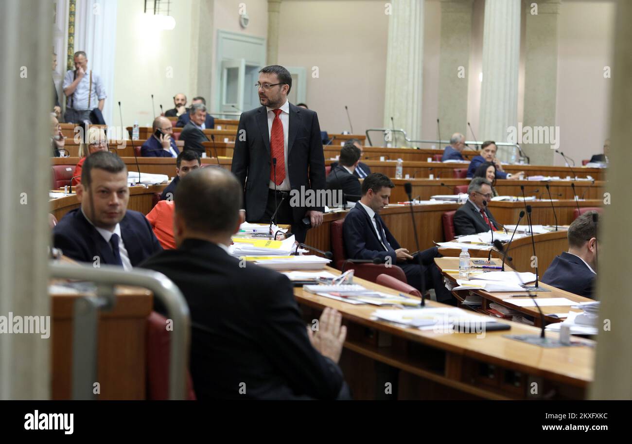 18.05.2020., Zagreb - SThe Croatian Parliament held its last session in ...