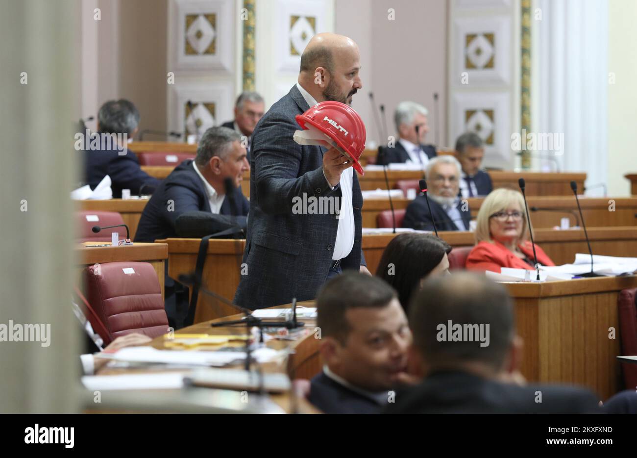 18.05.2020., Zagreb - Sabor je zadnji dan rada 9. saziva poceo ...