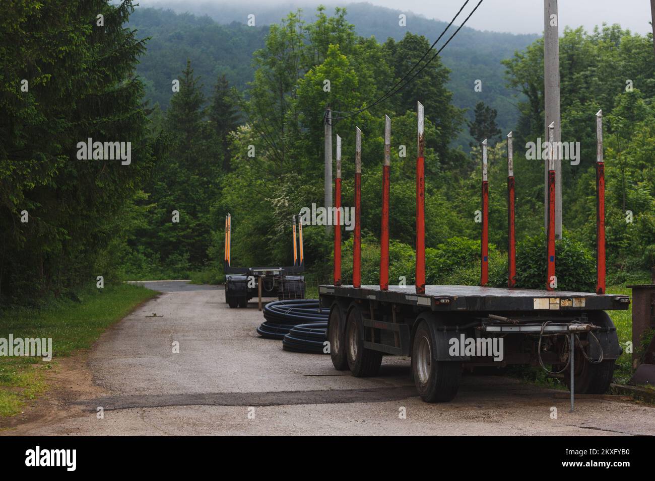 19.05.2020., Zeljava, Croatia - In the area of the former military ...