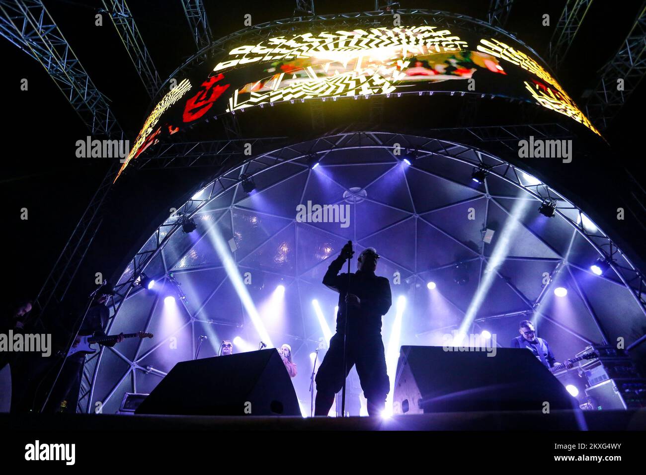 29.05.2020., Zagreb, Croatia - The band Kawasaki 3P held a concert in ...