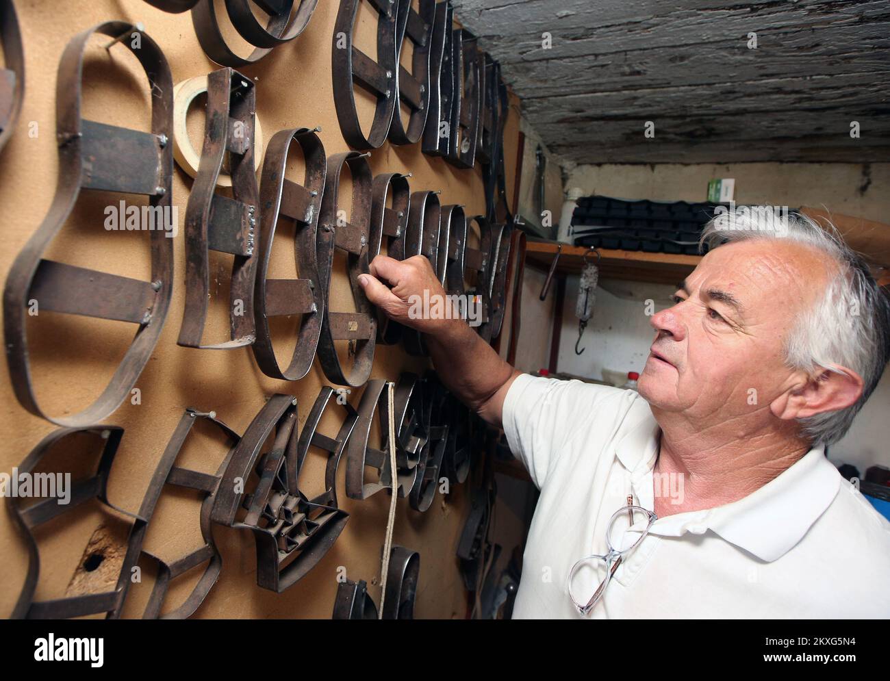 01.06.2020., Mokro Polje, Croatia - Mirko Babic is the youngest and ...