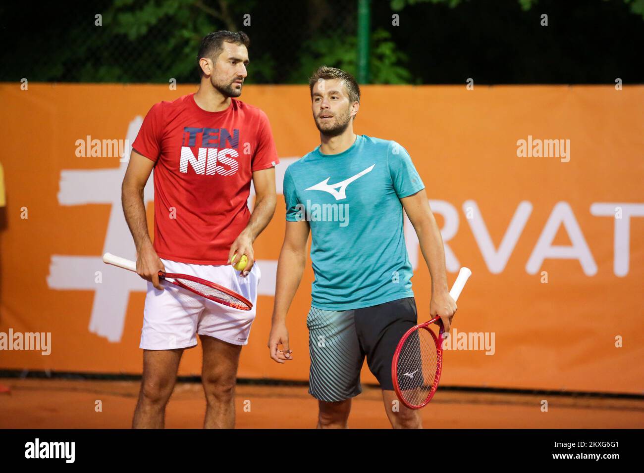 Osijek duje ajdukovic croatian premier tennis humanitarian hi-res stock ...