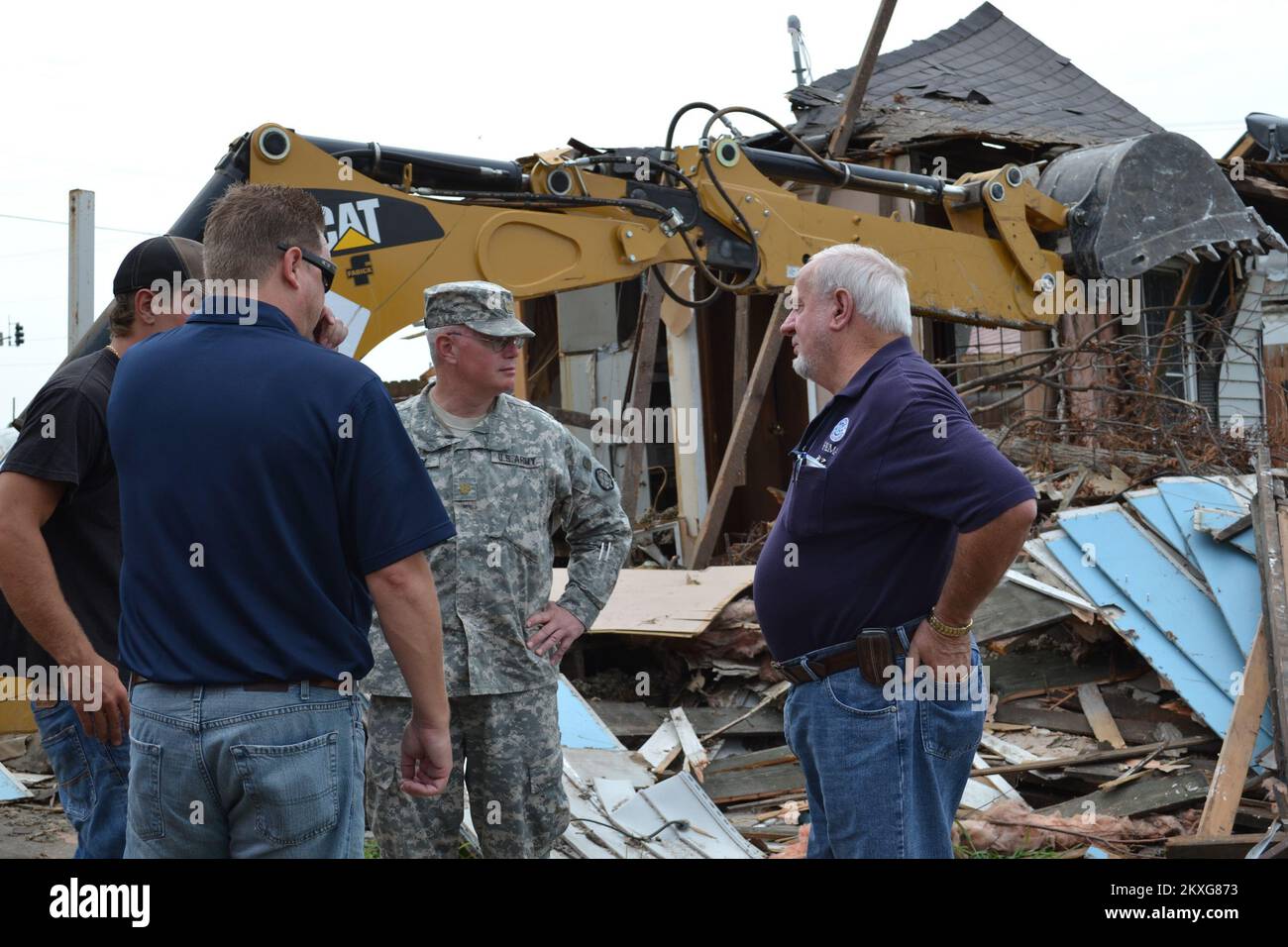 Multi-Agencies Debris Task Force conducting an assessment in Jop ...