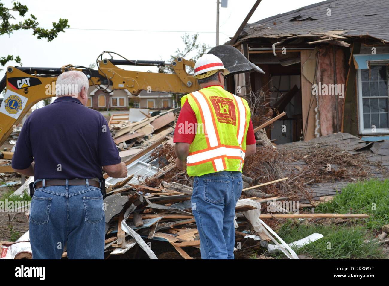 Multi-Agencies Debris Task Force conducting an assessment in Jop ...