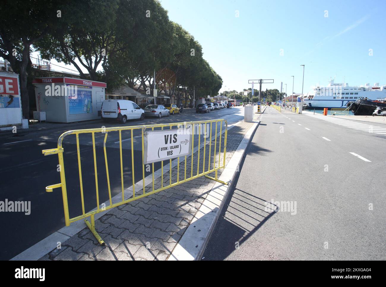 13.06.2020., Split, Croatia - Unreal photos from the empty ferry port ...
