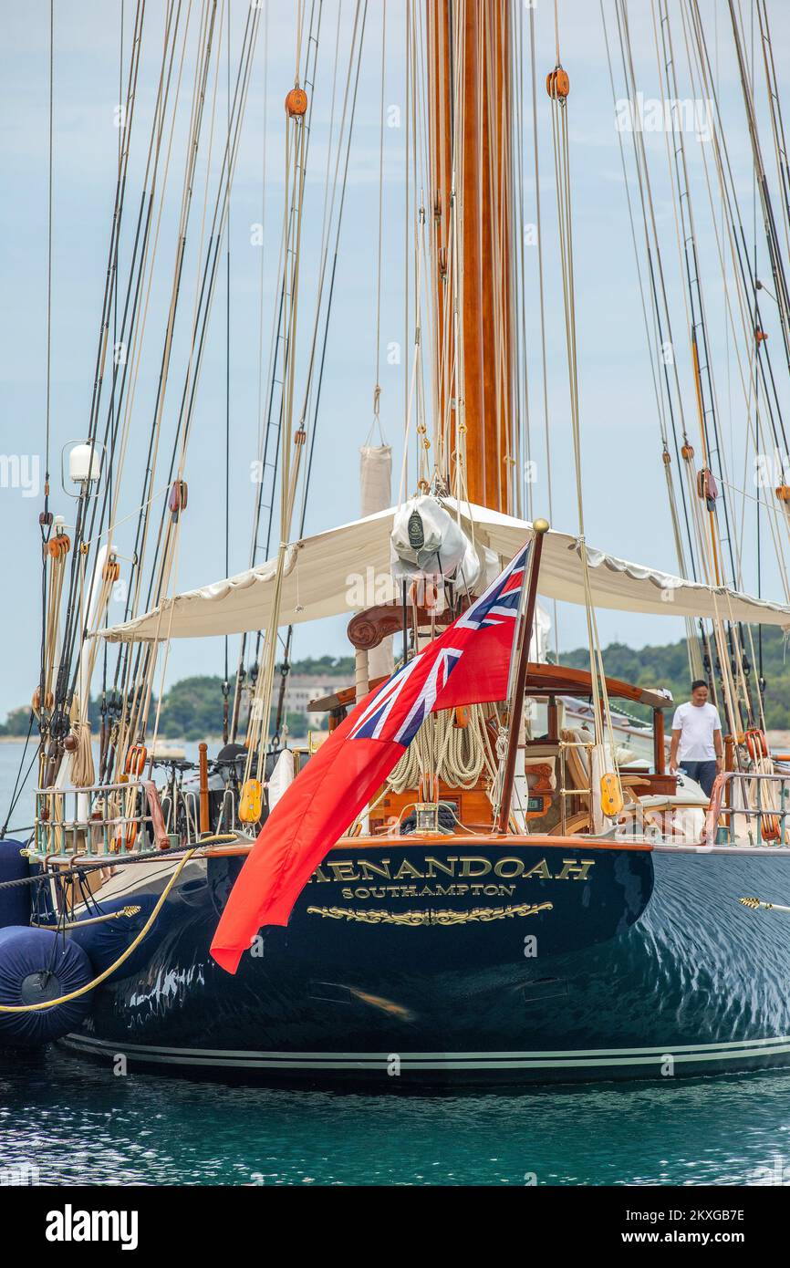 16.06.2020., Pula , Croatia - Sailing Yacht Shenandoah of Sarkin in ...