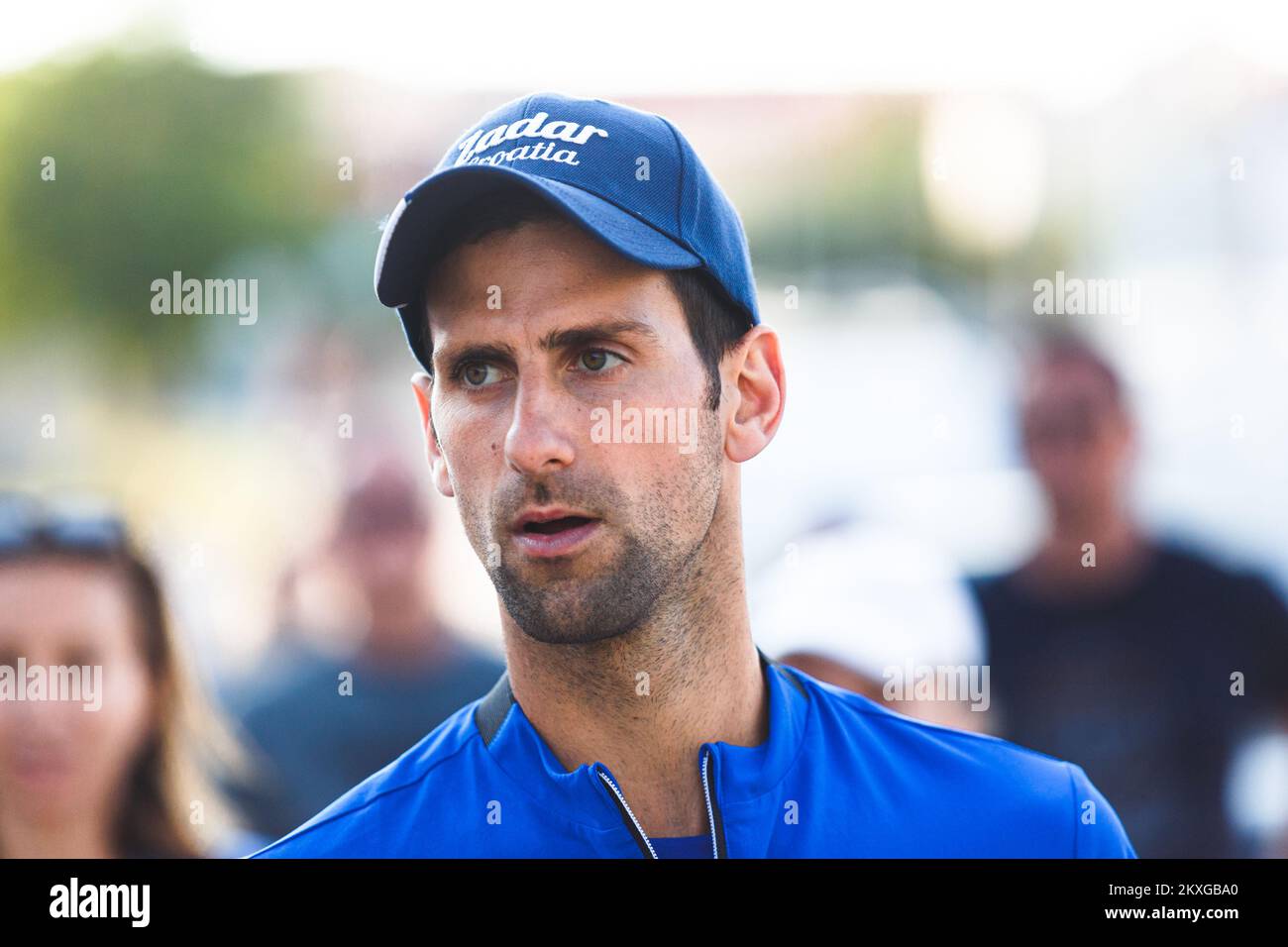 16.06.2020.,Zadar, Croatia - Novak Djokovic visited tennis courts at ...