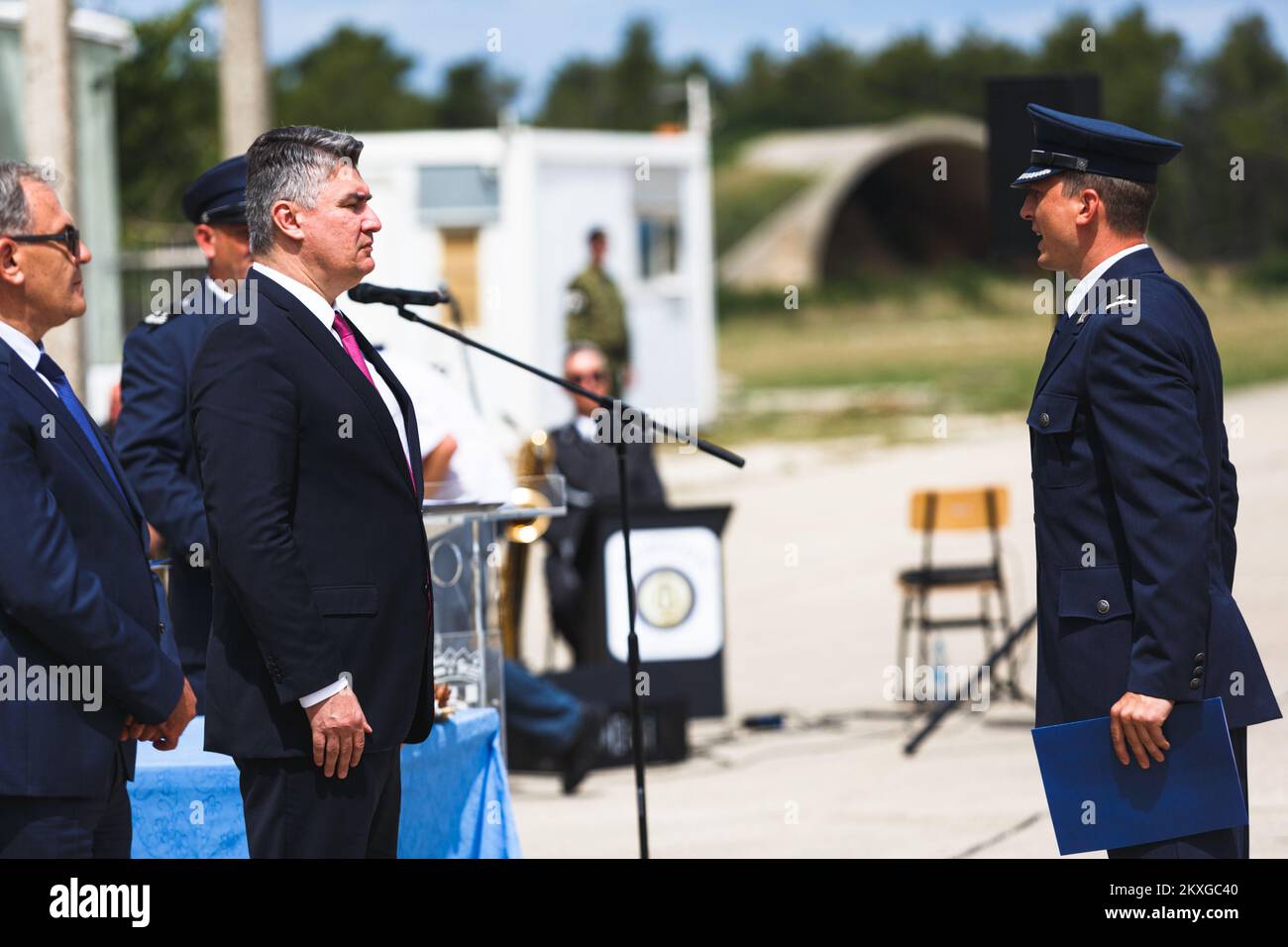 19.06.2020., Croatia, Zemunik - Ceremonial awarding of the flying badge ...