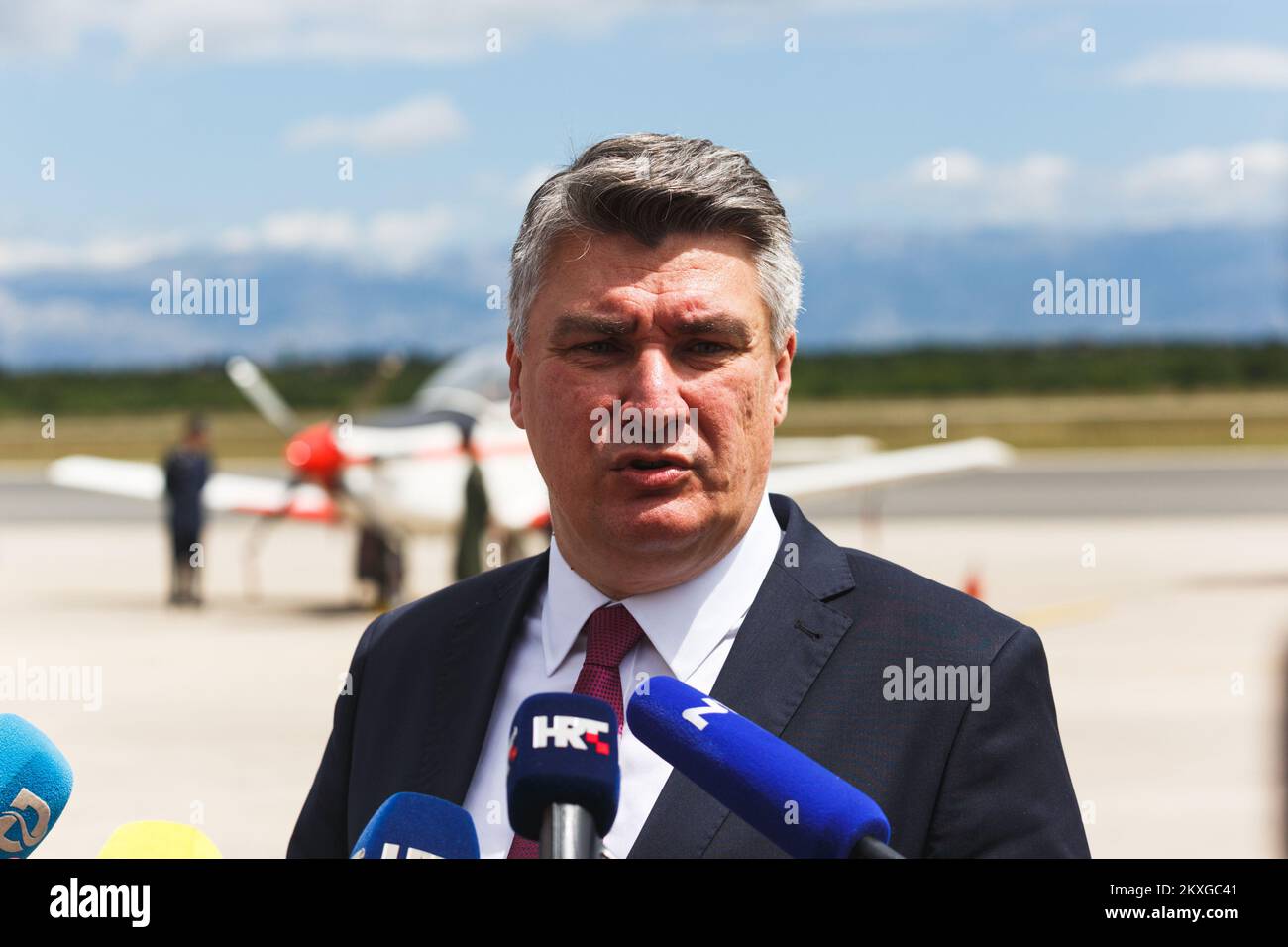 19.06.2020., Croatia, Zemunik - Ceremonial awarding of the flying badge ...