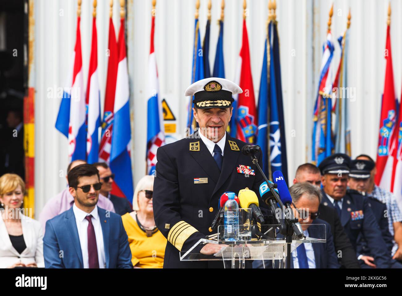 19.06.2020., Croatia, Zemunik - Ceremonial awarding of the flying badge ...
