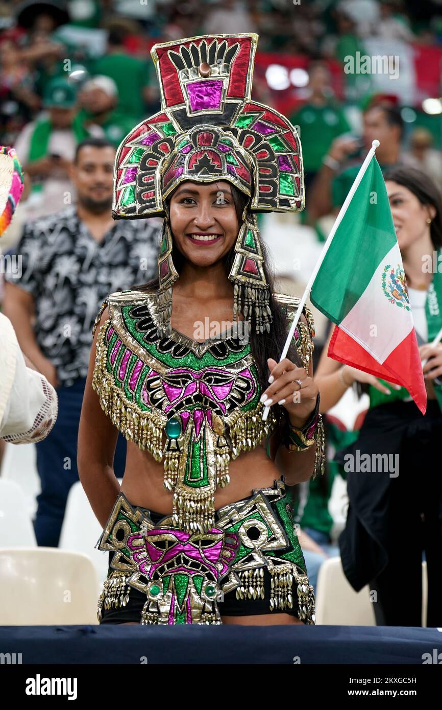 Mexico fans in the stands before the FIFA World Cup Group C match at ...