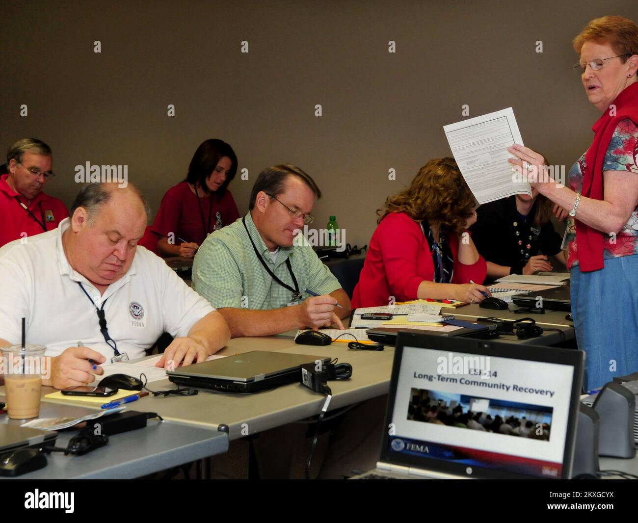 Birmigham, Ala. , August 5, 2011 Cathy Guy (right), FEMA Training ...