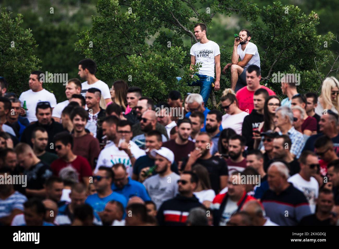 21.06.2020., Dicmo, Croatia - The traditional bullfight took place in ...