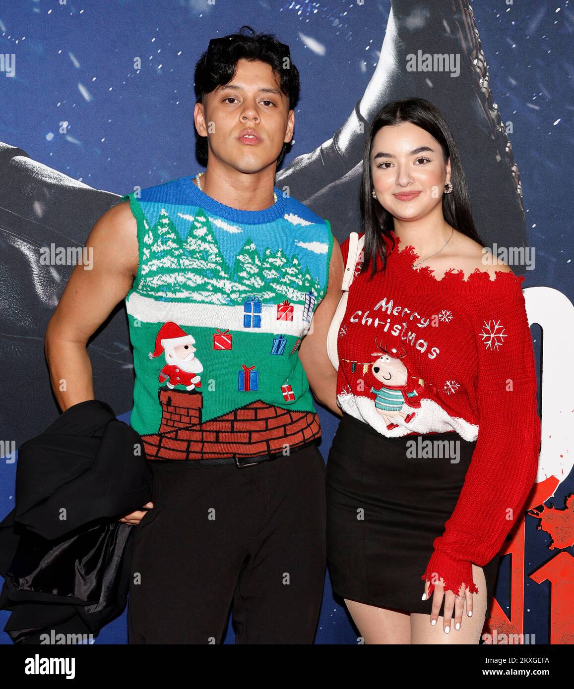 Los Angeles, USA. 29th Nov, 2022. Los Angeles, CA, - Nov 29, 2022: Jay Torres and guest arrive ...