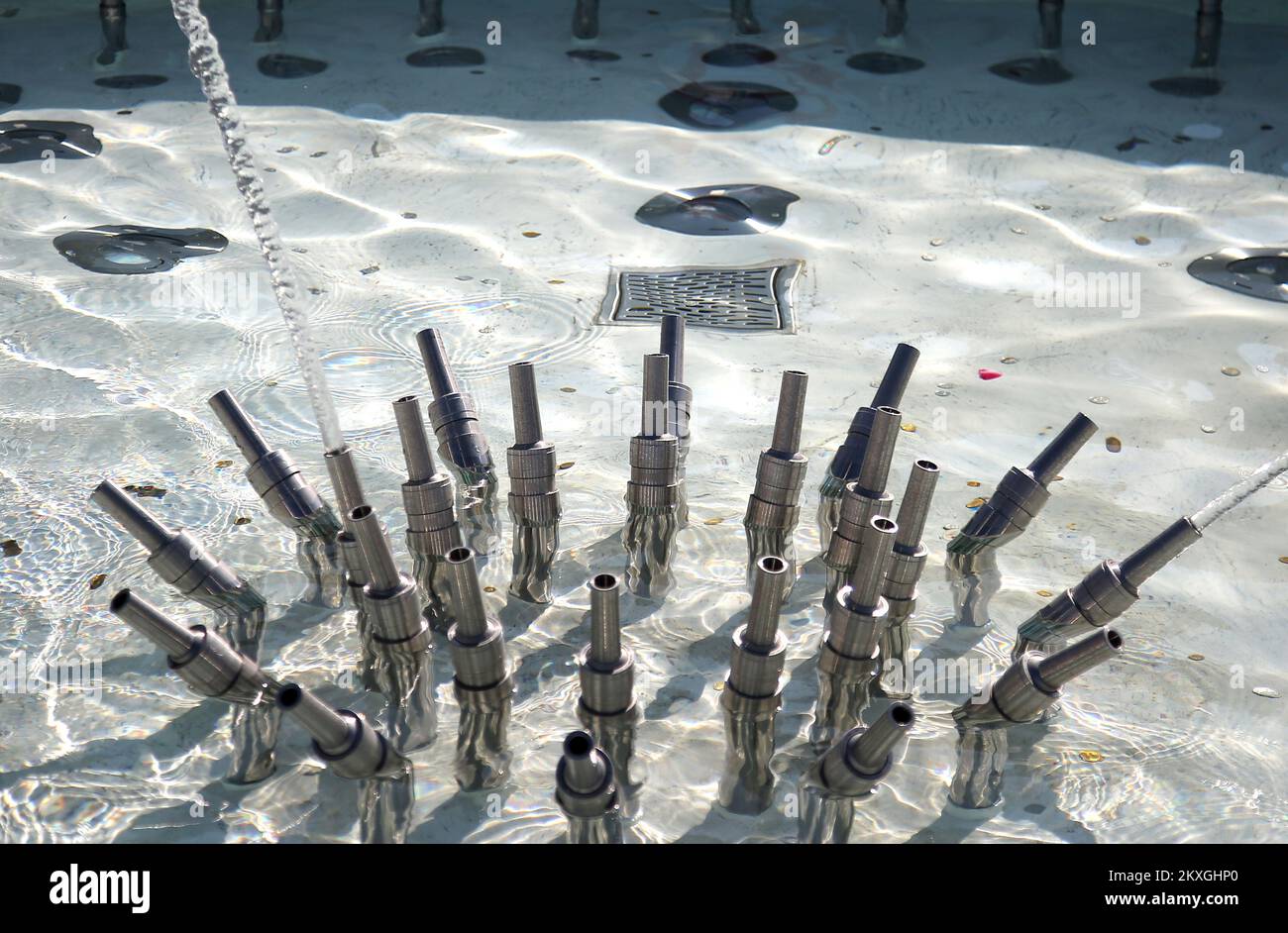 A unique water clock in the world has been installed on Sibenik's ...