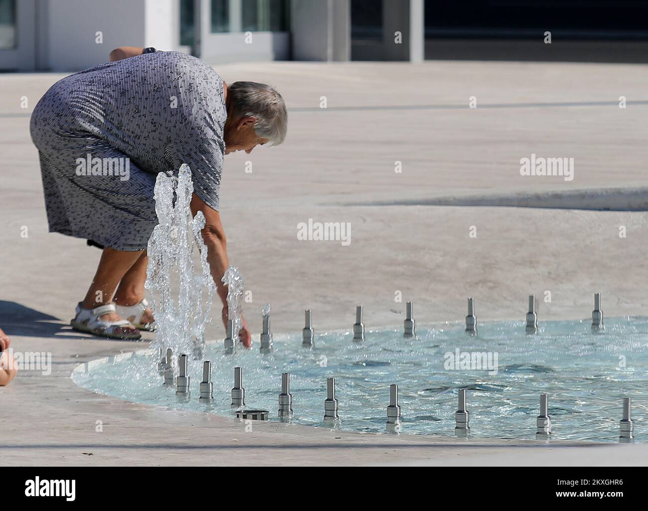 A unique water clock in the world has been installed on Sibenik's ...