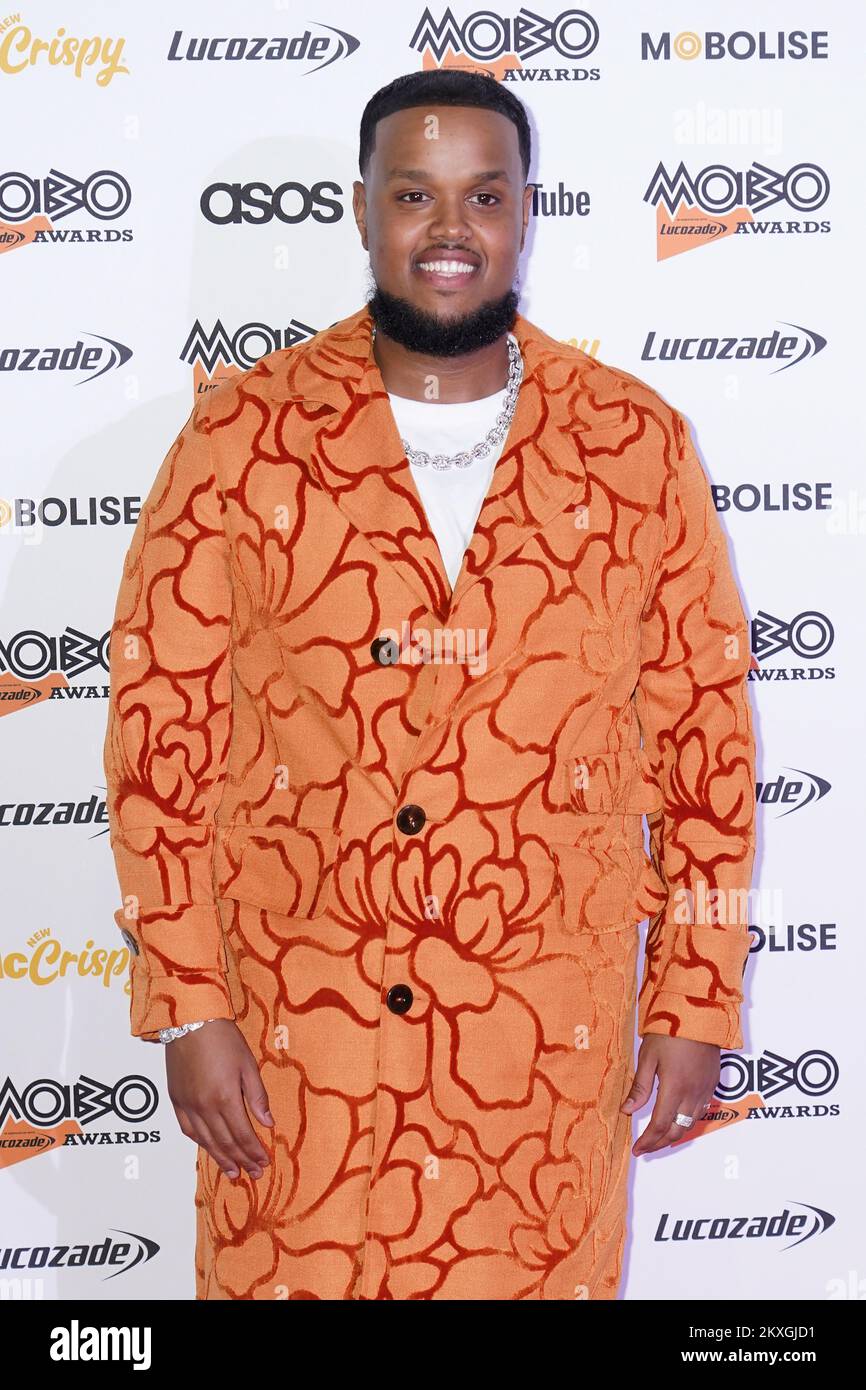 Chunkz attending the Mobo Awards 2022 at the OVO Arena Wembley, London ...