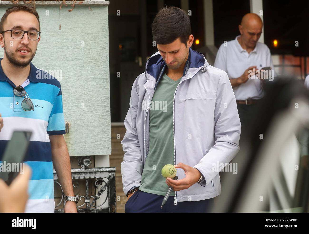 Novak Djokovic went to lunch at a restaurant with his parents after ...