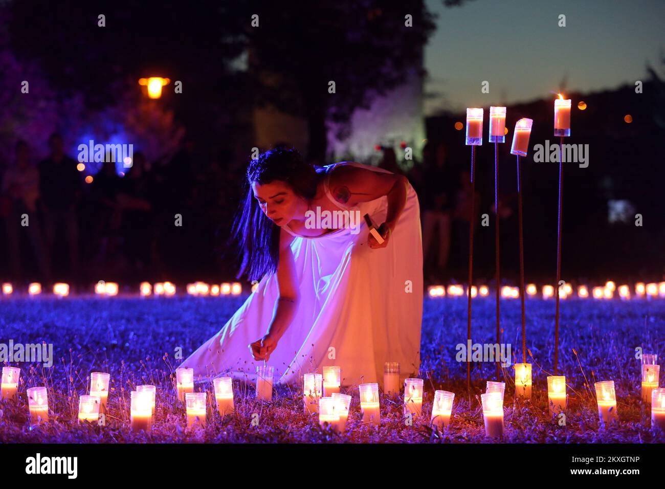 A dancer of The Dance association Ri Dance performs during the Summer ...