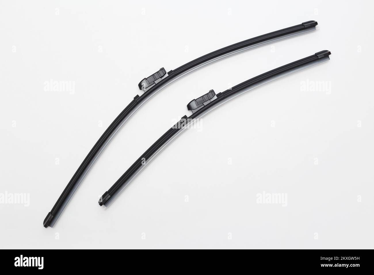Car wipers isolated on white background with clipping path Stock Photo ...