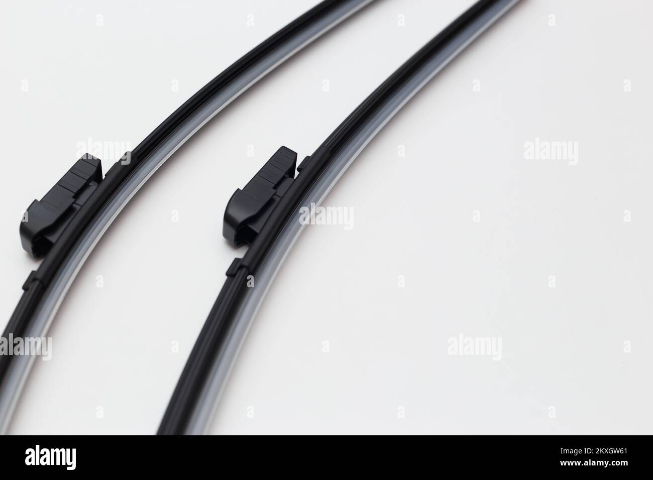 Car wipers isolated on white background with clipping path Stock Photo ...