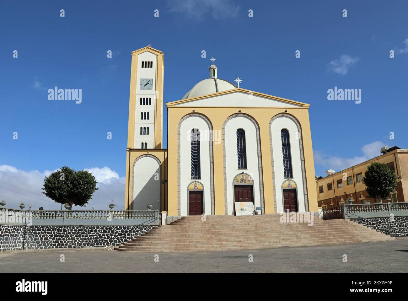 Kidane Mehret Church in Asmara Stock Photo - Alamy
