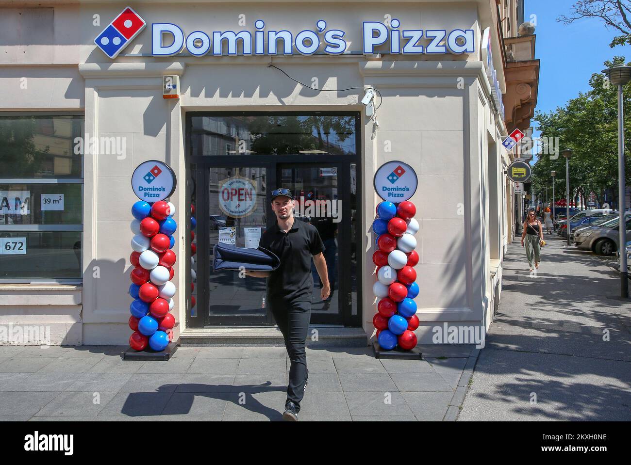 The first Domino's Pizza store in Croatia has opened in downtown Zagreb, Croatia, on July 29 ...