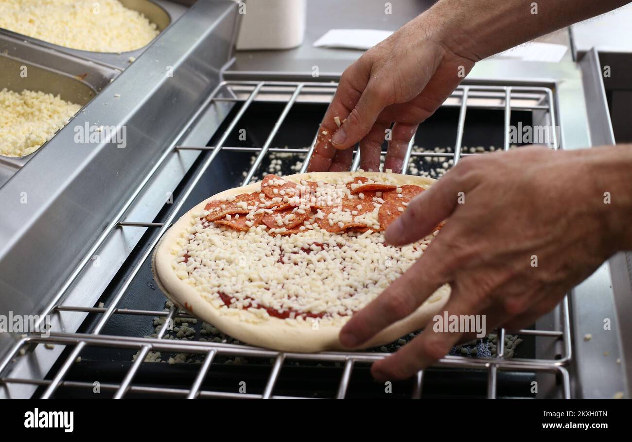 The first Domino's Pizza store in Croatia has opened in downtown Zagreb, Croatia, on July 29 ...