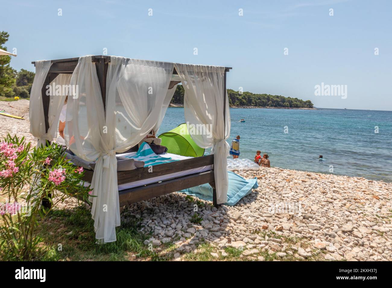 The tourist resort Babariga located in the area of Peroj. The ...