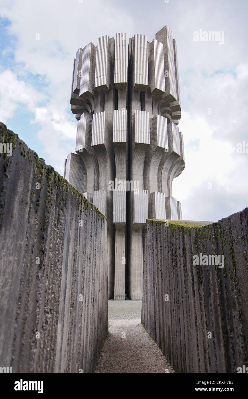 16.08.2020., Prijedor, Bosnia and Herzegovina â€“ Monument to the ...
