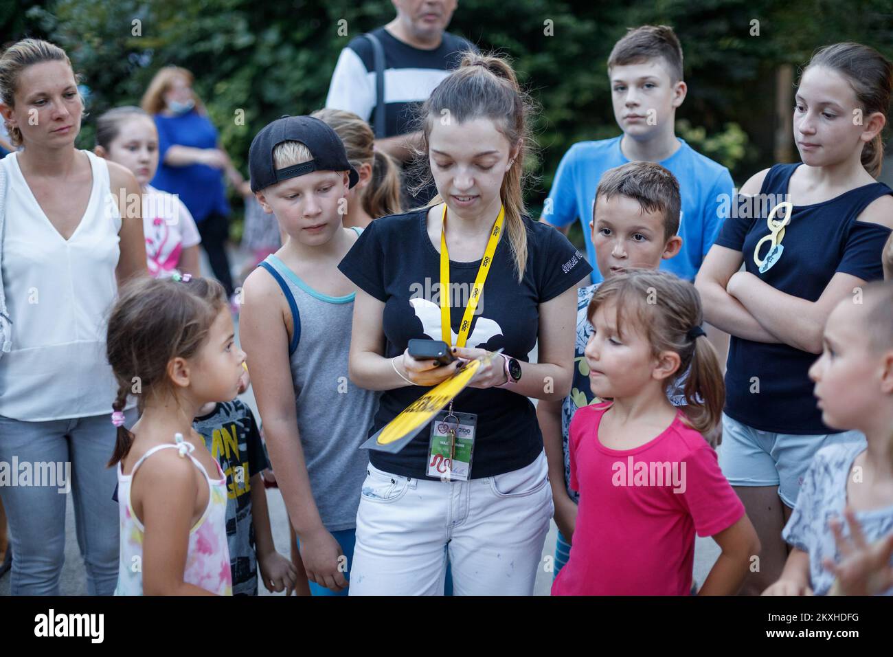 Group of visitors in Zagreb ZOO take a tour on the occasion of ...