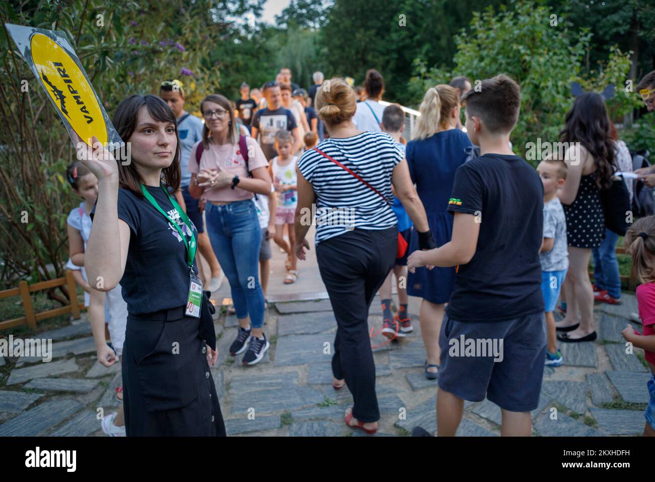 Group of visitors in Zagreb ZOO take a tour on the occasion of ...