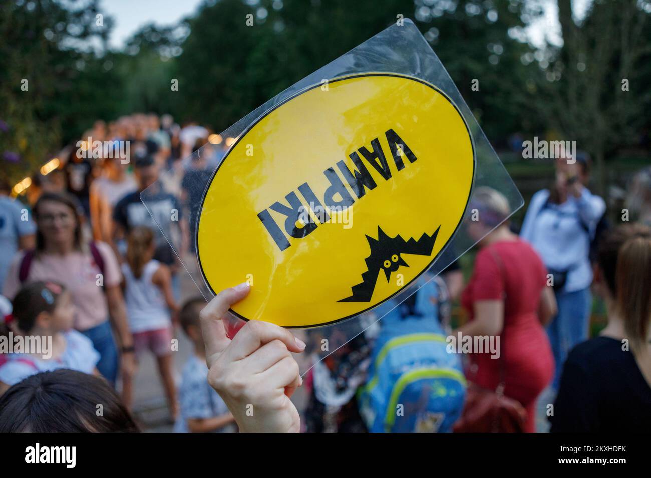 Group of visitors in Zagreb ZOO take a tour on the occasion of ...
