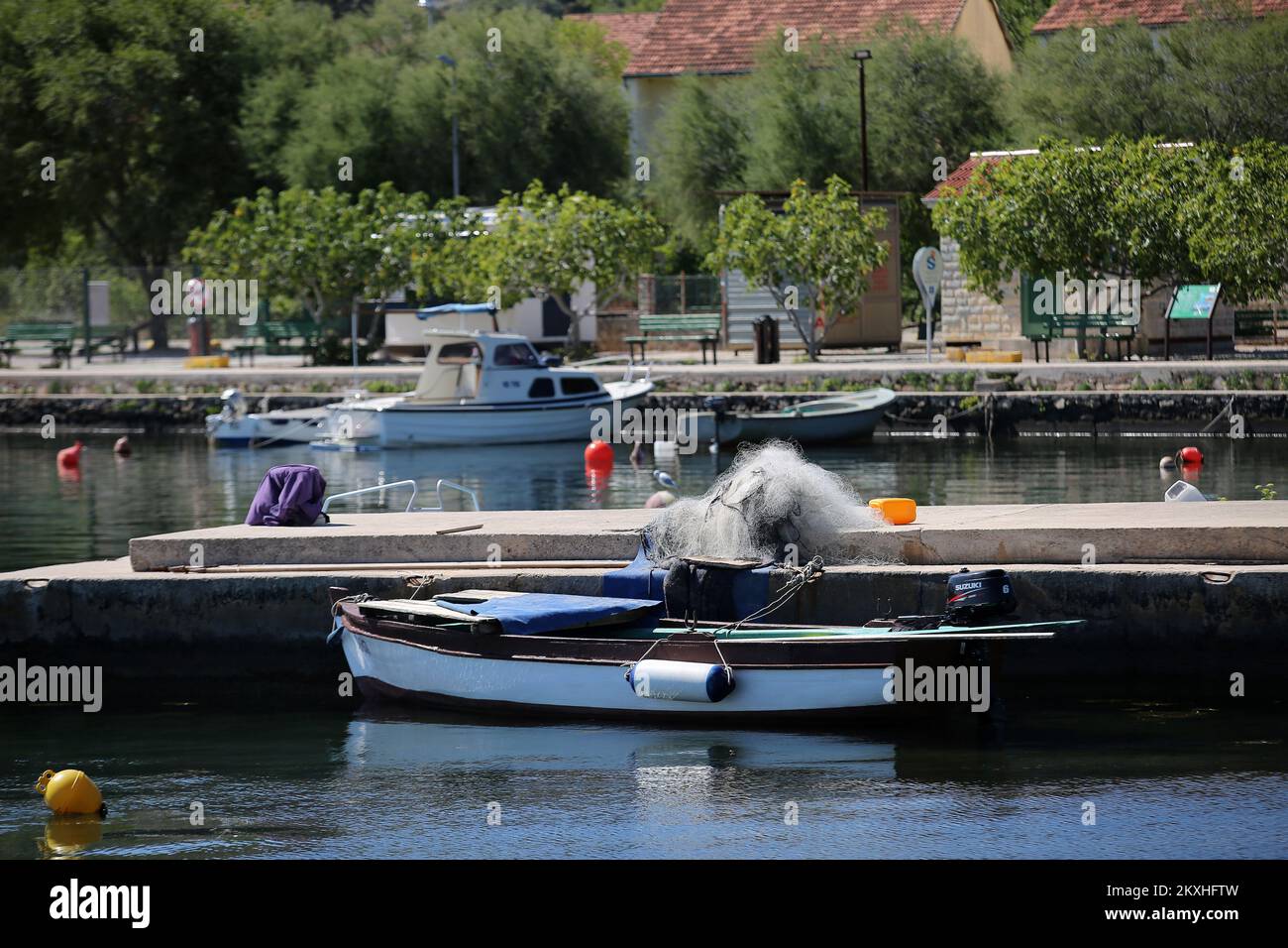 Picture shows every day life in Raslina, in Raslina, Croatia, sep 4 ...