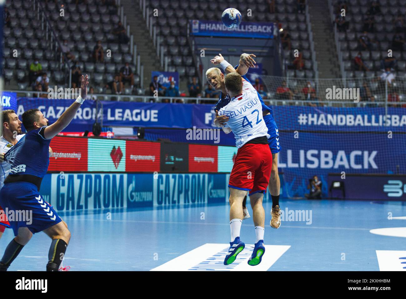 Mario Vuglac of PPD Zagreb during the SEHA League Final 4 match for 3rd ...