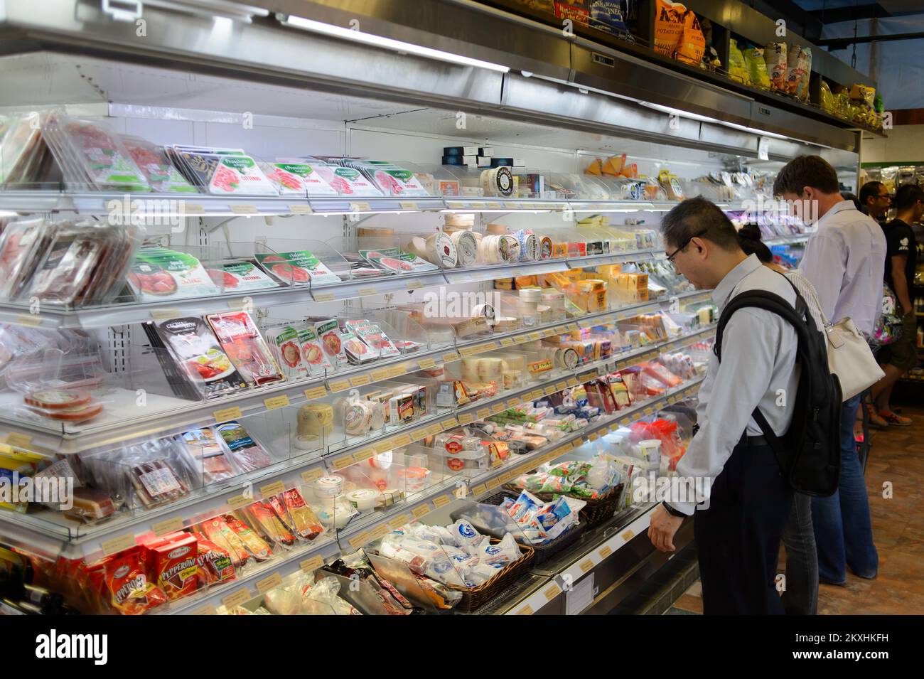 HONG KONG, CHINA - MAY 05, 2015: shopping center interior. In Hong Kong ...