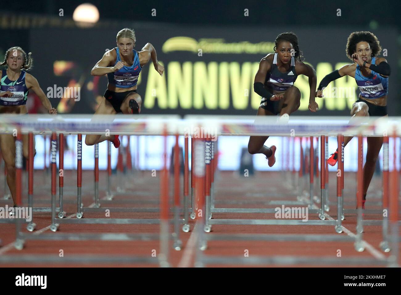 Mette Graversgaard of Denmark, Payton Chadwickof USA, Cindy Ofili of ...
