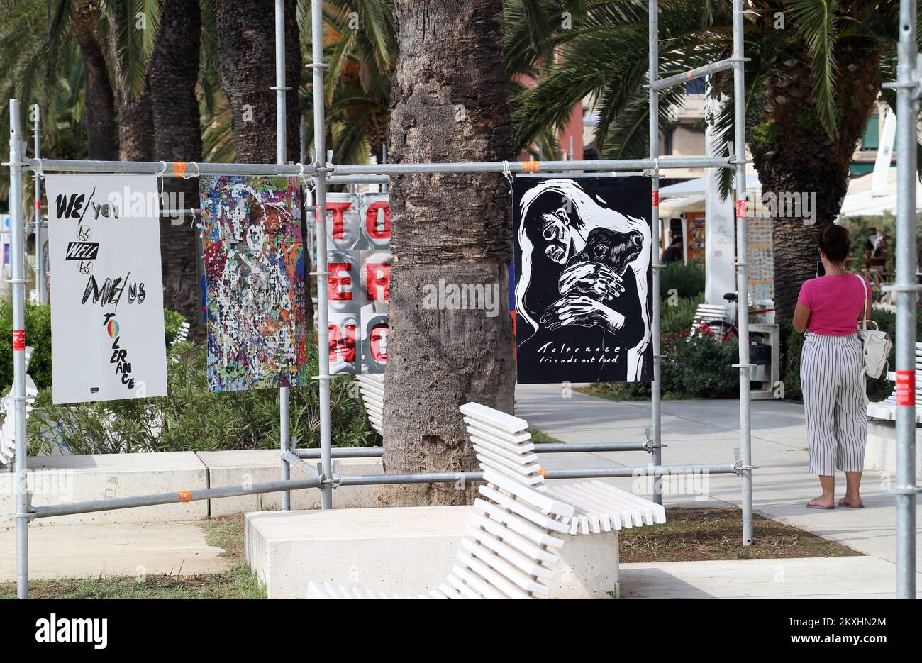 150 posters placed on the Split waterfront on the occasion of the ...