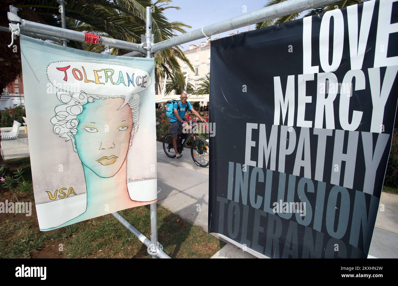 150 posters placed on the Split waterfront on the occasion of the ...