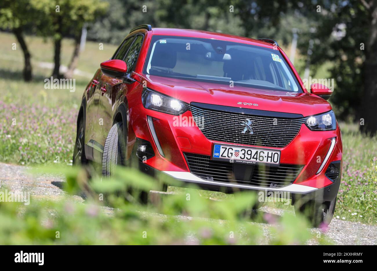 Peugeot 2008 exterior is pictured in Zagreb, Croatia on July 22, 2020 ...