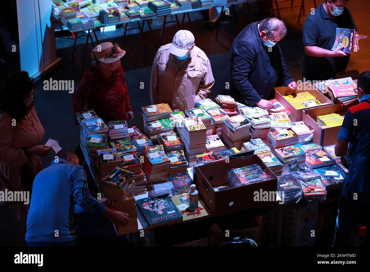People during the international comics festival Zagreb ComicCon, in ...
