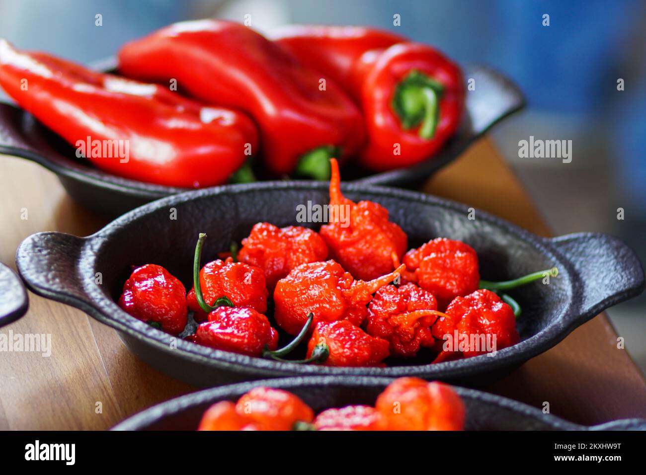 The first competition in eating hot peppers, called "Surijada" was held ...