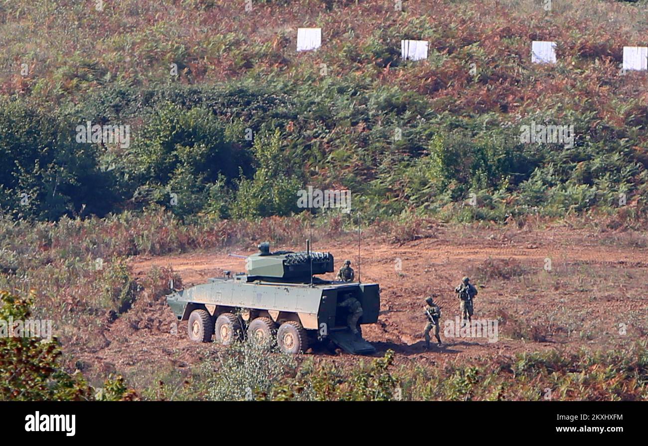 BOV Patria CRO 30 L armored combat vehicle display firing capabilities ...