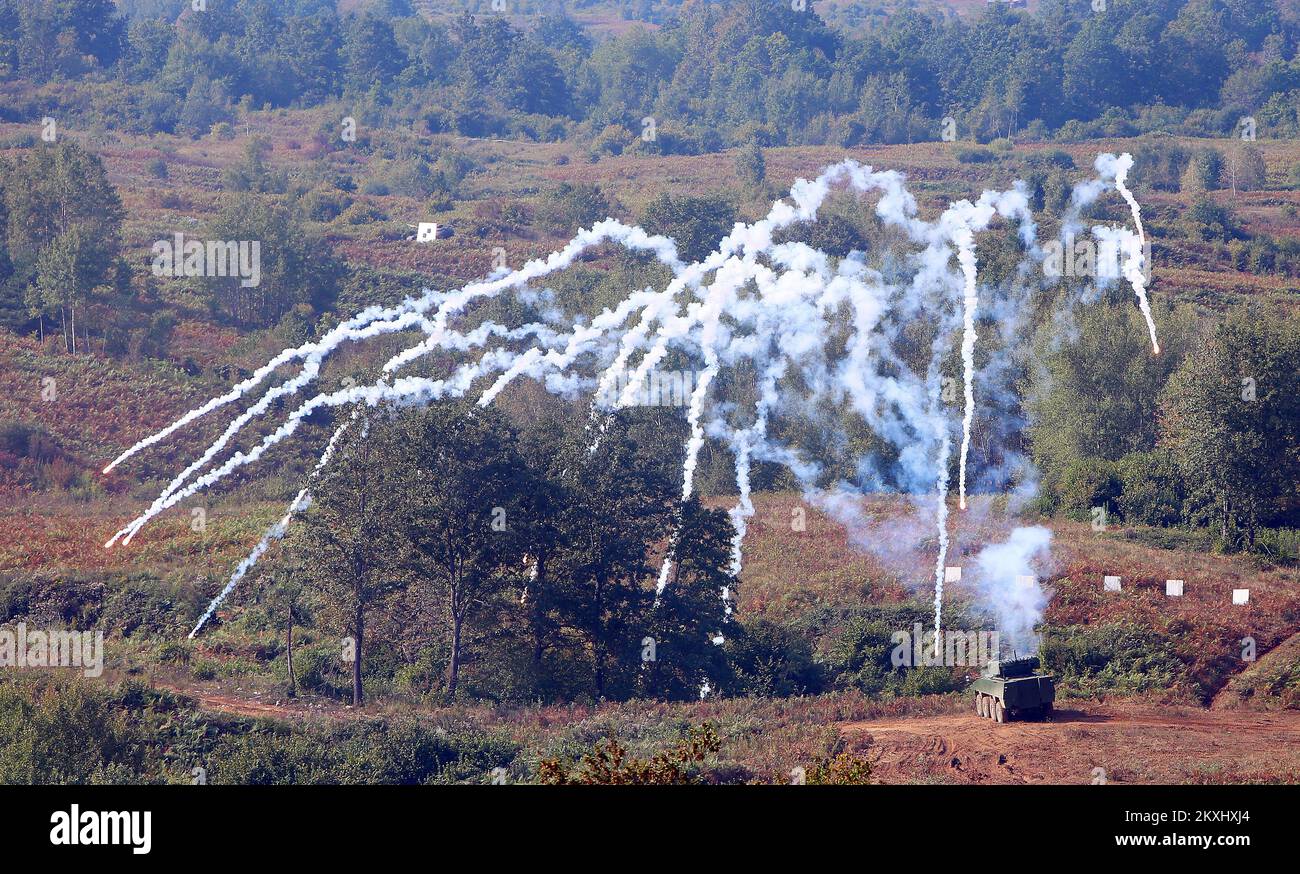 BOV Patria CRO 30 L armored combat vehicle display firing capabilities ...