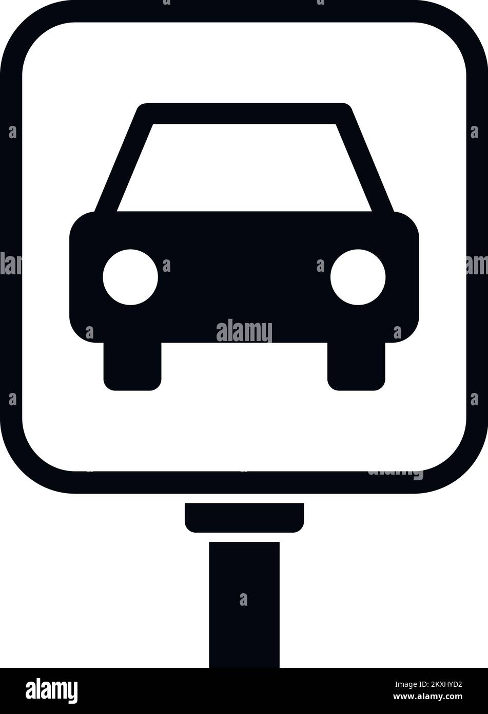 Taxi car road sign icon simple vector. Airport flight. Travel plane ...