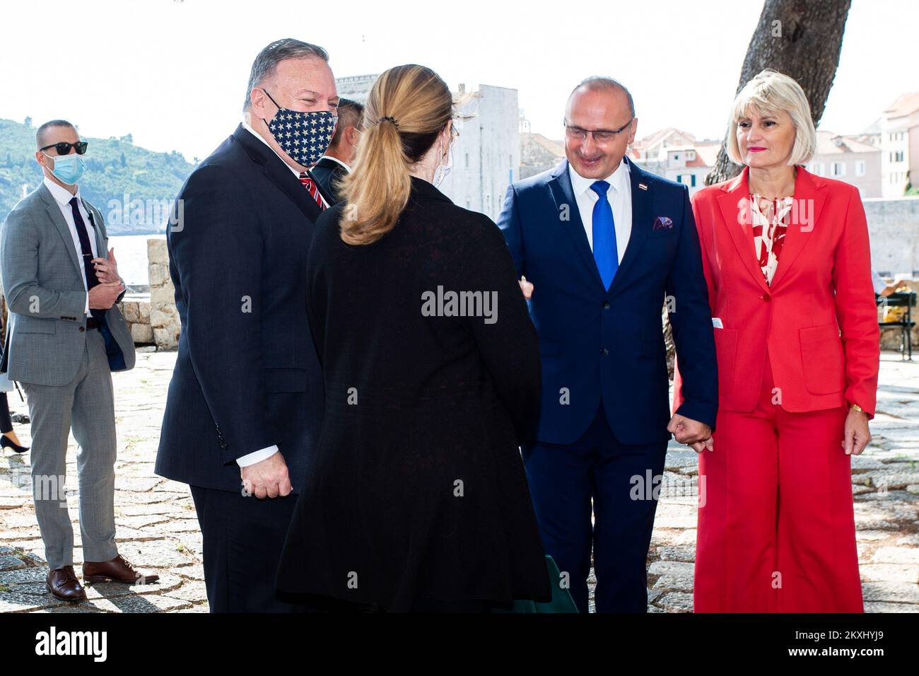U.S. Secretary of State Mike Pompeo and Croatia's Minister of Foreign ...
