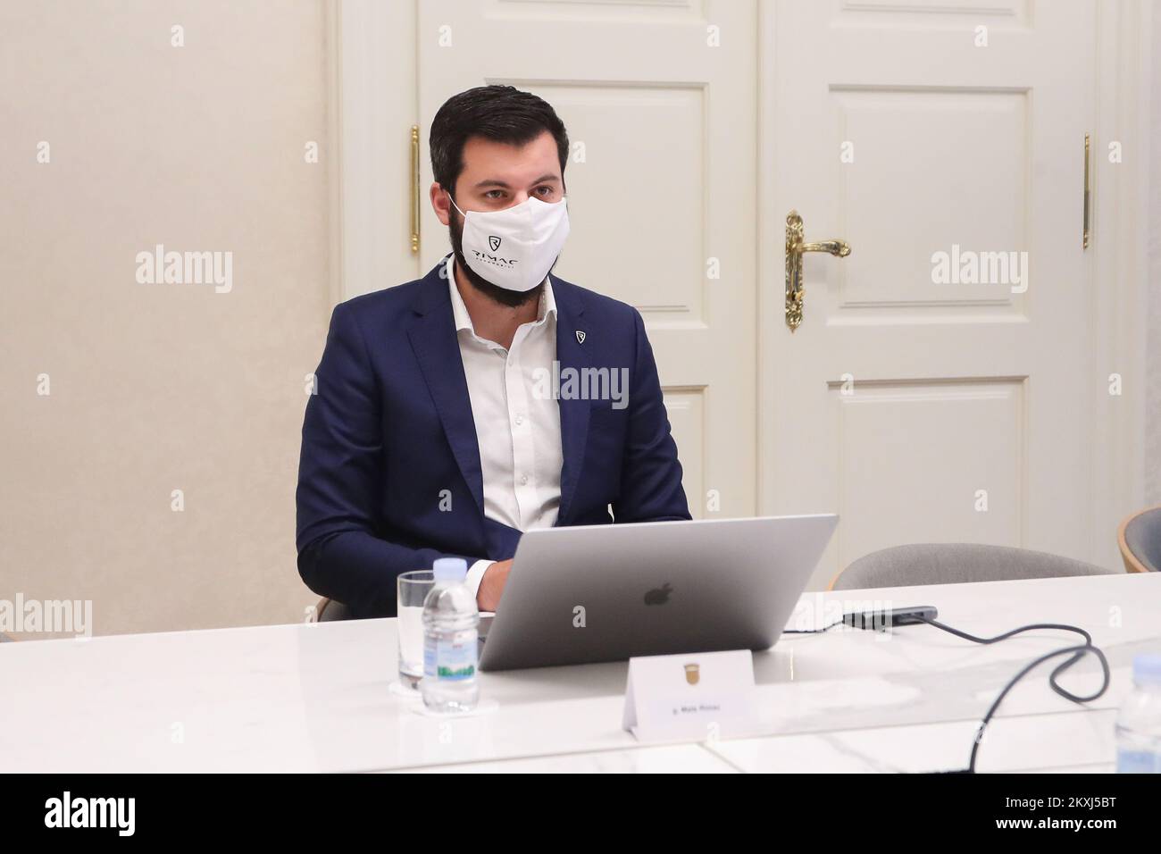 Mate Rimac, founder of the Croatian car company Rimac Automobili ...