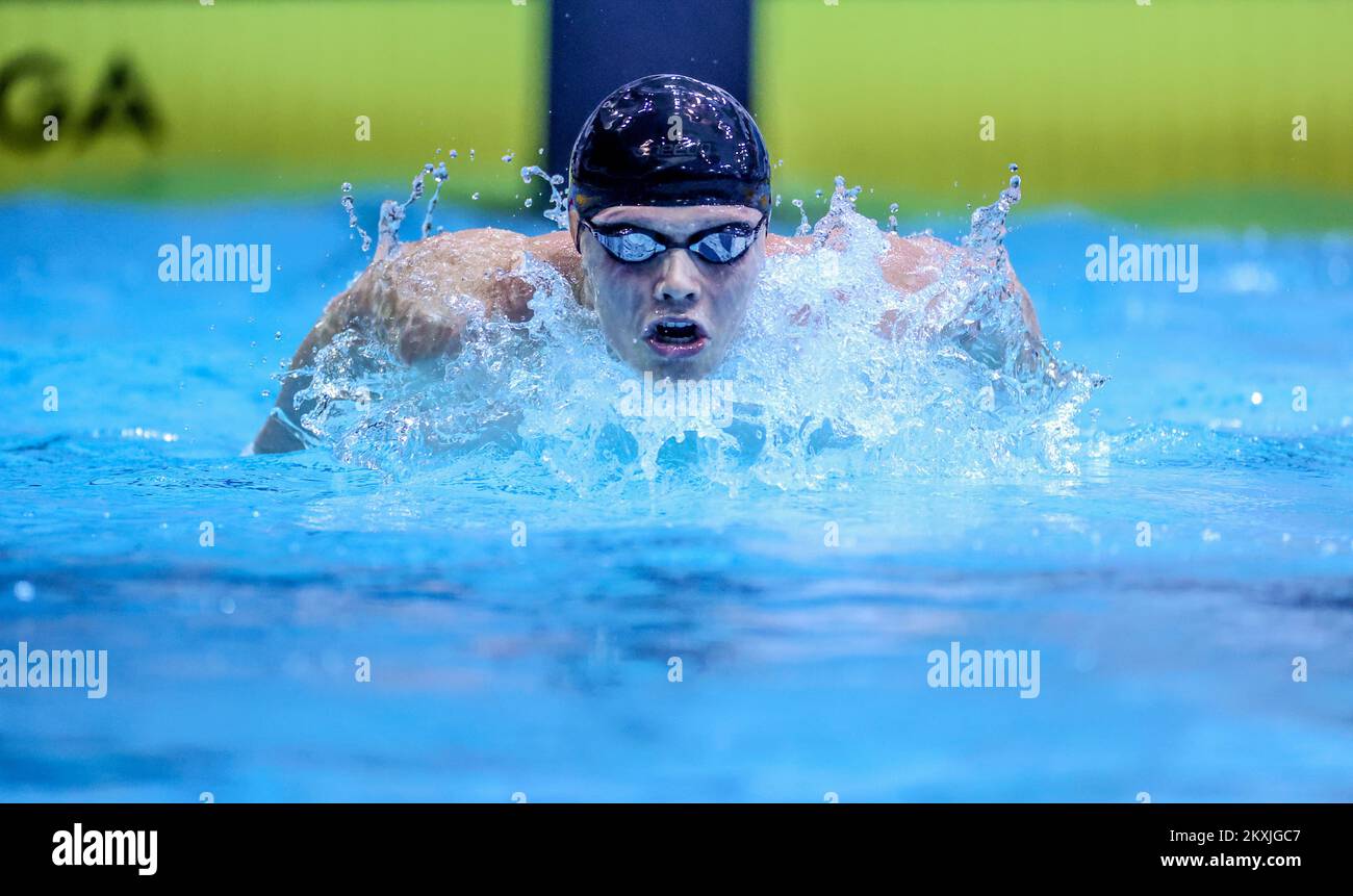 British swimmer James Woodward during 48th International Swimming ...
